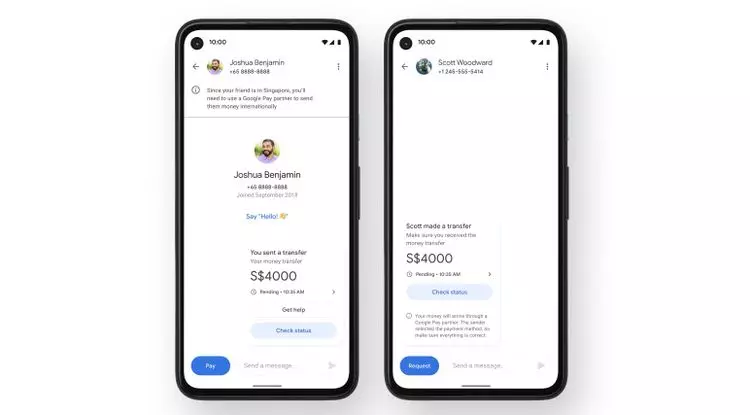 Google Pay-brugere i USA kan nu sende penge til udlandet 41126_2