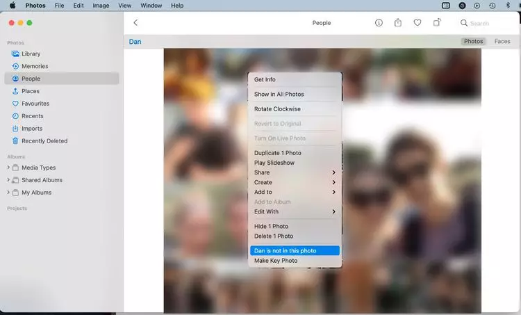 Ето как можете да коригирате неправилно идентифицирани хора в приложението Photos на Apple 4140_7