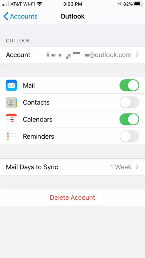 Otu esi etinye ma wepu akaụntụ email na iPhone na iPad 4214_8