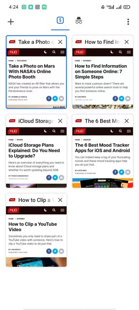 Android ನಲ್ಲಿ Chrome ನಲ್ಲಿ ಟ್ಯಾಬ್ ಗುಂಪುಗಳನ್ನು ಹೇಗೆ ರಚಿಸುವುದು, ನಿರ್ವಹಿಸುವುದು ಮತ್ತು ನಿಷ್ಕ್ರಿಯಗೊಳಿಸುವುದು 4298_13