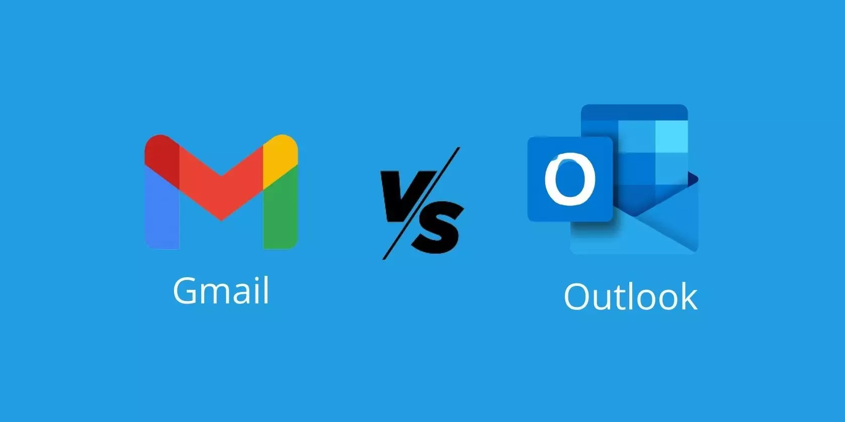 Outlook vs Gmail: Cén tSeirbhís Ríomhphoist Is Fearr?