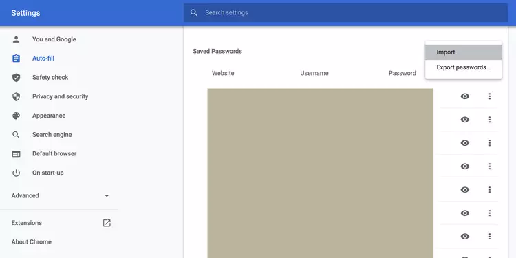 4 semplici modi per importare le password in Chrome 445_3