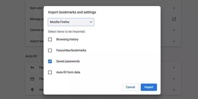 4 лесни начина за импортиране на пароли в Chrome 445_9