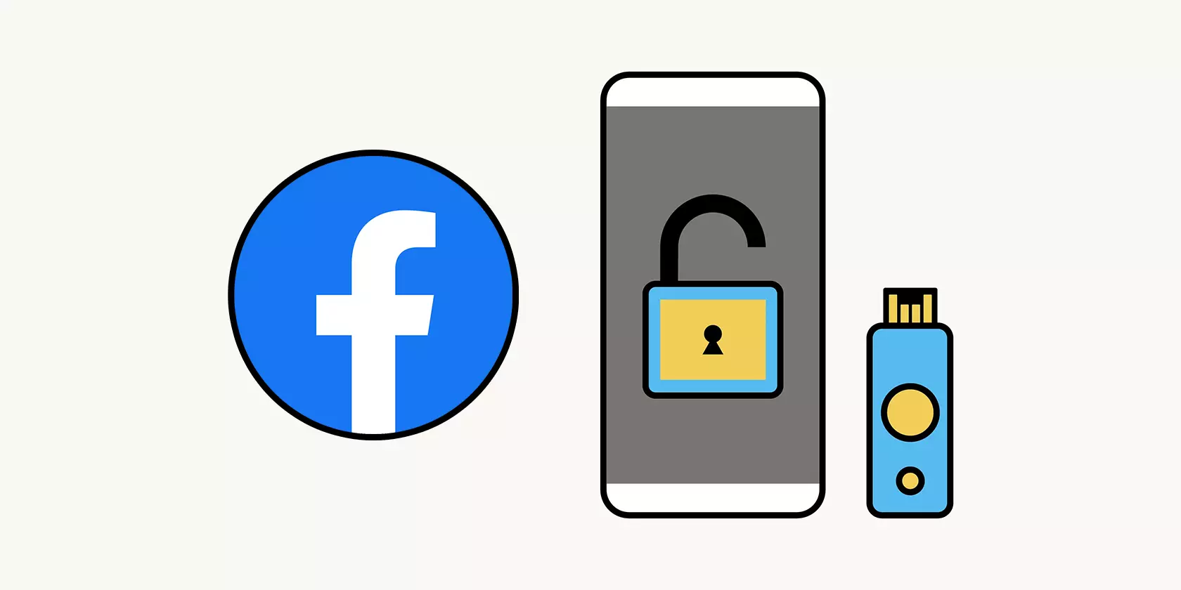 Facebook теперь поддерживает ключи безопасности 2FA на Android и iOS