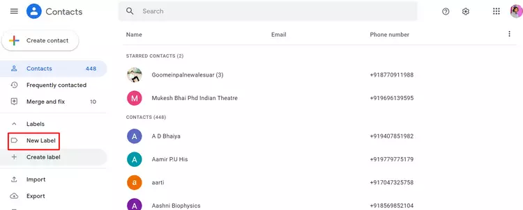 Google ಸಂಪರ್ಕಗಳನ್ನು ಉತ್ತಮವಾಗಿ ಬಳಸಲು 6 ಸಲಹೆಗಳು ಮತ್ತು ತಂತ್ರಗಳು 4579_4