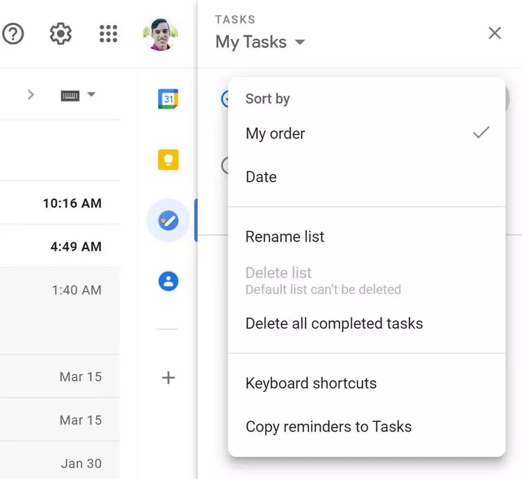 Cum să vă gestionați căsuța de e-mail Gmail folosind Google Tasks 4585_5