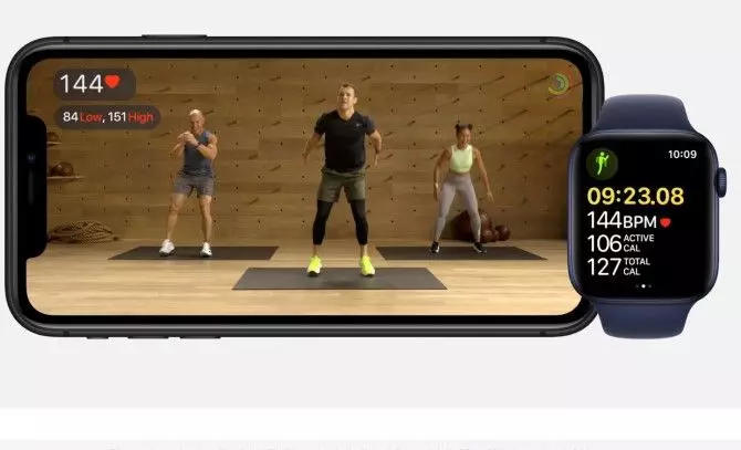 Apple Fitness + Виртуаль күнегүләргә язылу турында игълан итә 46134_2