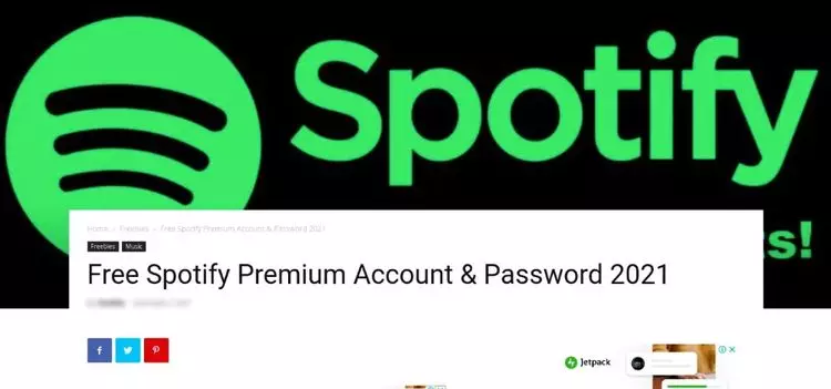 I-Spotify Premium Scams: IiAkhawunti zePrimiyamu zasimahla kunye ne-App Scams ekufuneka uziphephe 46598_2