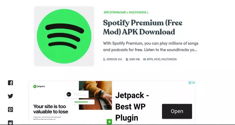 Spotifyプレミアム詐欺：避けるべき無料のプレミアムアカウントとアプリ詐欺 46598_3