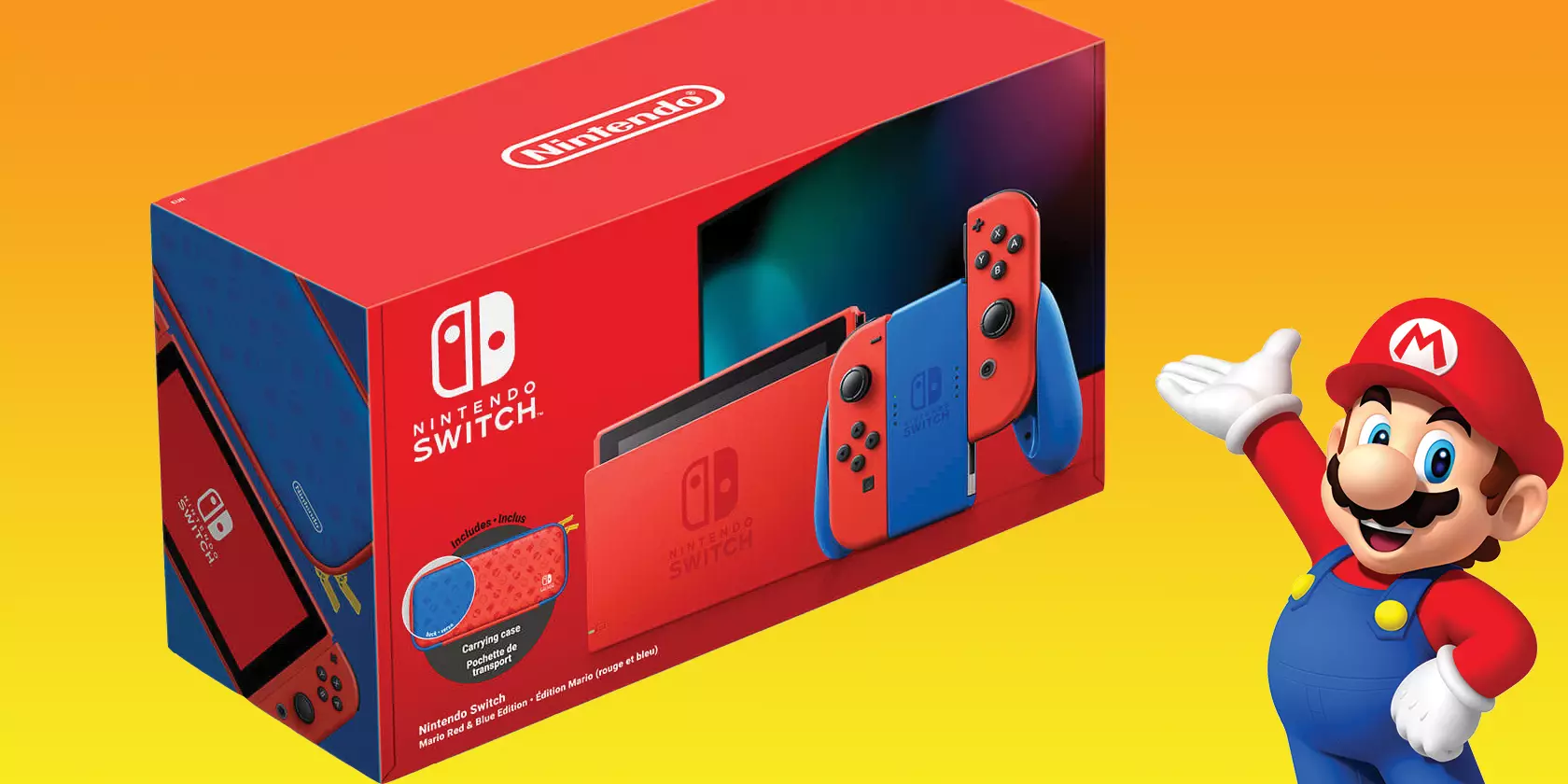 Դա ես եմ, Mario թեմատիկայով Nintendo Switch վահանակ: