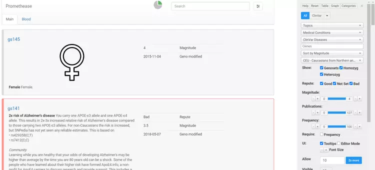 Gjør 23andMe rådata til meningsfulle resultater med disse nettstedene og verktøyene 46687_8