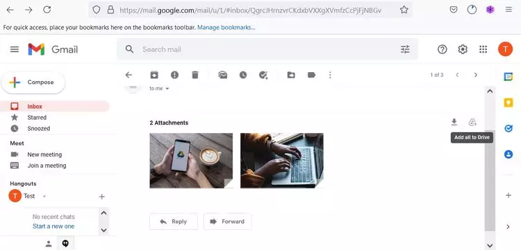 Як захаваць укладанні Gmail на Google Drive 468_4