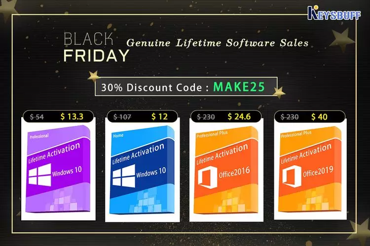 Obtén un 70 % de desconto en Windows 10 e Windows 11, coas ofertas do Black Friday de Keysbuff 4725_2