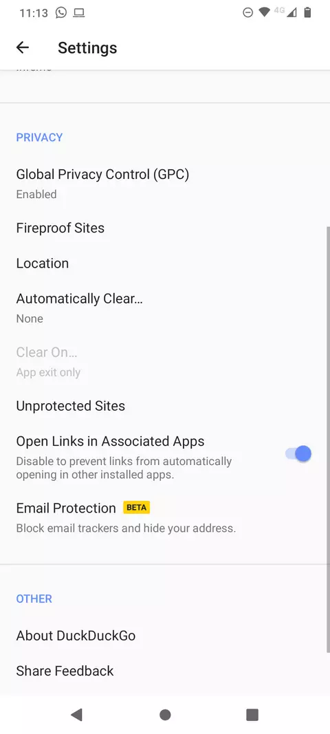 És hora de canviar a DuckDuckGo com a navegador d'Android? 4759_4