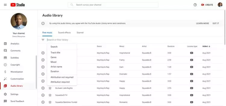 Wéi benotzt Dir d'YouTube Audiobibliothéik fir Musek an Sound Effekter op Videoen ze addéieren 4797_2