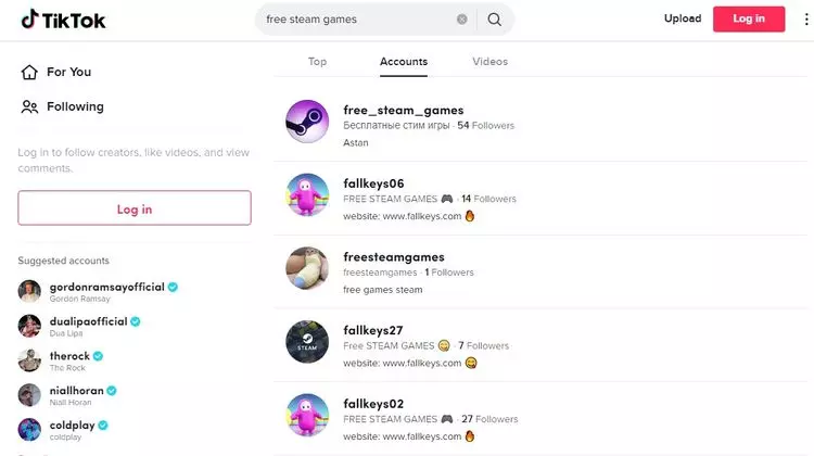 Жаңы TikTok Scam бекер Steam оюндарын сунуштайт: Эмнеге көңүл буруш керек 4857_2