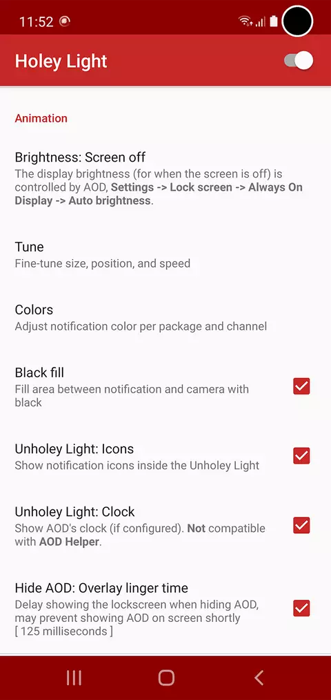 Agora você pode transformar o furo em uma luz LED em vários telefones Android 49330_3