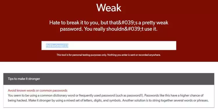Kui tugev on teie parool? Kasutage välja selgitamiseks neid 4 tööriista 4981_4