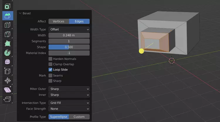 Hvernig á að nota Adjust Last Operation Panel í blender 50011_3