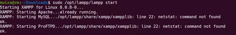 Cómo configurar un entorno LAMP con XAMPP en Ubuntu Linux 5013_5