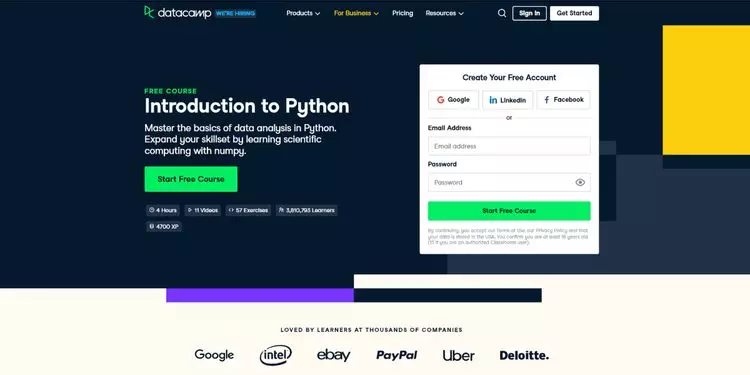 9 bezmaksas tiešsaistes kursi Python iesācējiem 5122_7