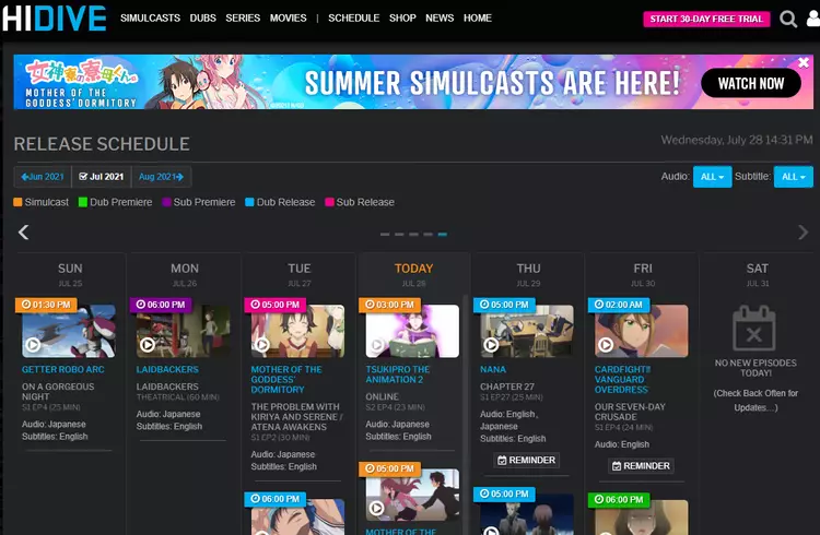 Cele mai bune 6 servicii de streaming anime (gratuit și cu plată) 5174_6