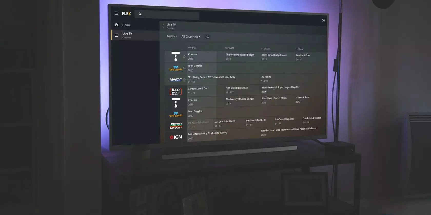 Plex Live TV gebruiken om gratis tv te kijken