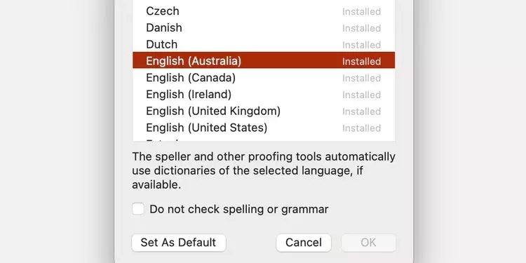 Como cambiar o idioma do corrector ortográfico en 5 Office Suites en Mac 5429_4