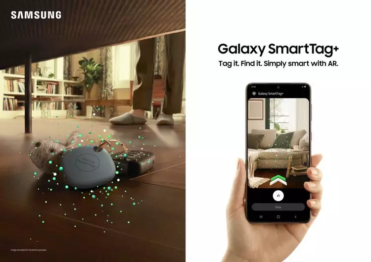 Samsung သည် ၎င်း၏ SmartTag+ Trackers အသစ်များကို တရားဝင်မိတ်ဆက်ခဲ့သည်။ 54347_2