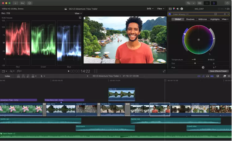 DaVinci Resolve vs. Final Cut Pro፡ የትኛው ነው የተሻለ መስመር ያልሆነ አርታዒ (NLE)? 5456_8