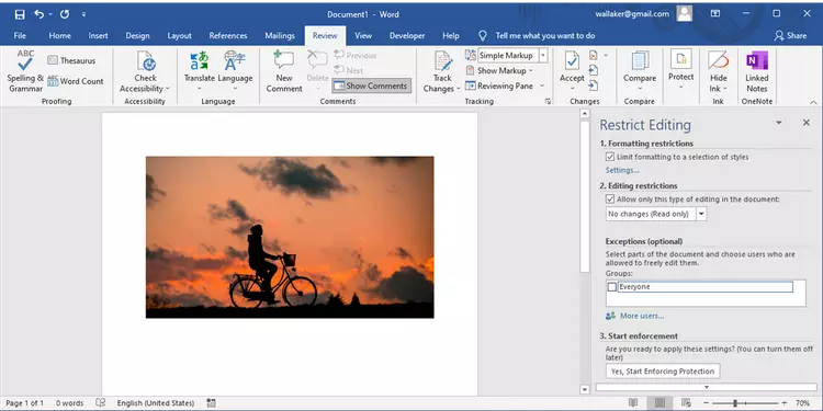 كيفية إيقاف صورة Microsoft Word من التنقل 5514_6