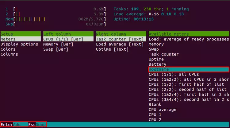 Како управљати Линук процесима помоћу хтоп-а 55504_10