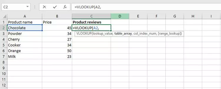 Како да направите VLOOKUP во табела на Excel 5644_7