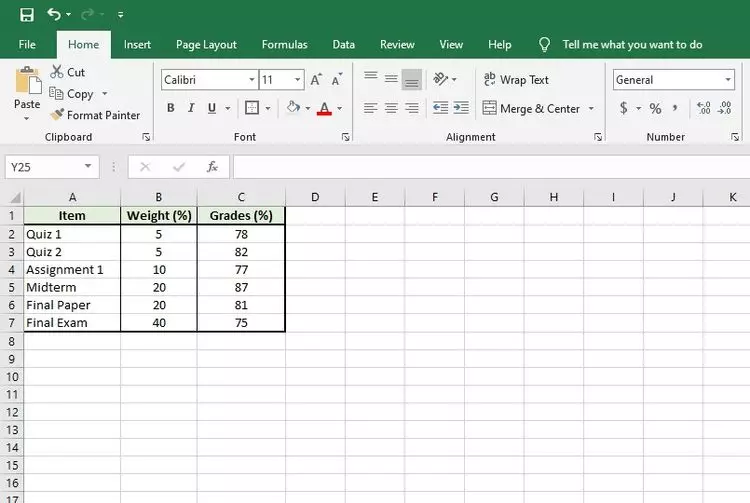 Як обчислити середньозважене значення в Excel