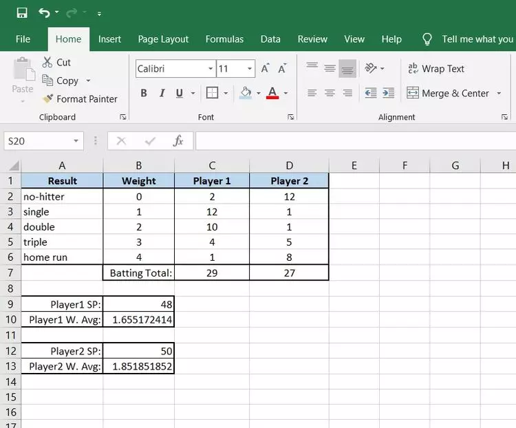 Bii o ṣe le ṣe iṣiro Iwọn iwuwo ni Excel 5645_7