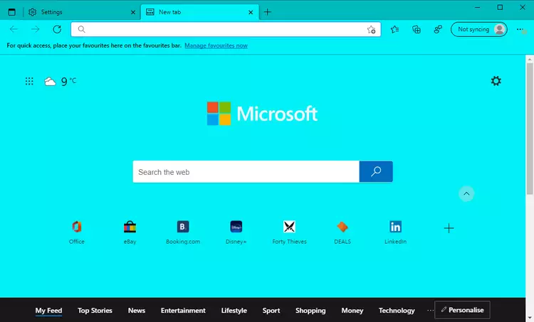 Microsoft добавляет пользовательские цветовые акценты в браузер Edge 57072_2
