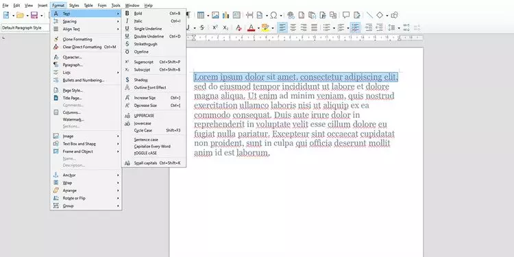 Como capitalizar texto automaticamente em 4 aplicativos populares de processamento de texto 5709_9