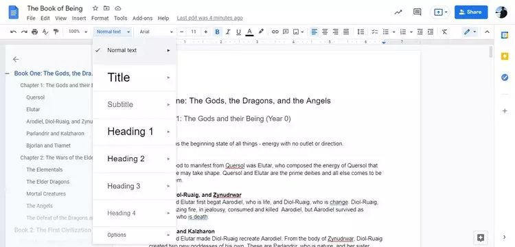 Comment utiliser Google Docs comme logiciel d'écriture de livres 5710_2