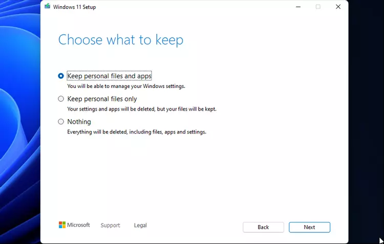 Как переустановить Windows 11 без удаления приложений 57690_3