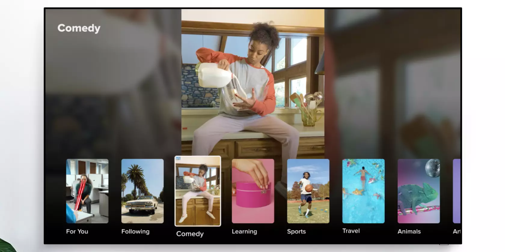 TikTok kommer till din Samsung Smart TV