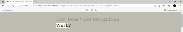మైక్రోసాఫ్ట్ ఎడ్జ్లో రీడ్ అలౌడ్ ఫీచర్ను ఎలా సెటప్ చేయాలి మరియు నిర్వహించాలి 5801_7
