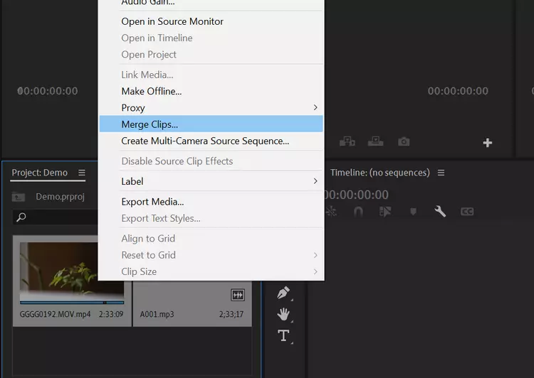 Hoe om oudio met video in Adobe Premiere te sinkroniseer 5852_5
