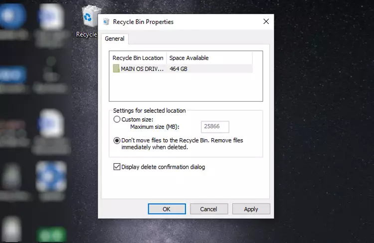 Windows 10의 휴지통에서 파일을 복원하는 4가지 방법 58631_3