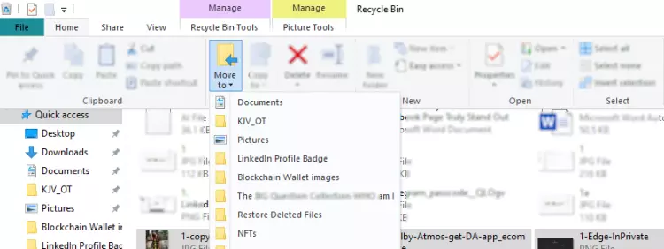 4 Cara Mulangkeun Payil Tina Recycle Bin dina Windows 10 58631_8