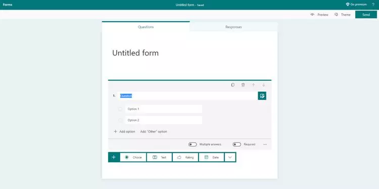 Google Forms vs. Microsoft Forms: Zein erabili beharko zenuke? 5910_5