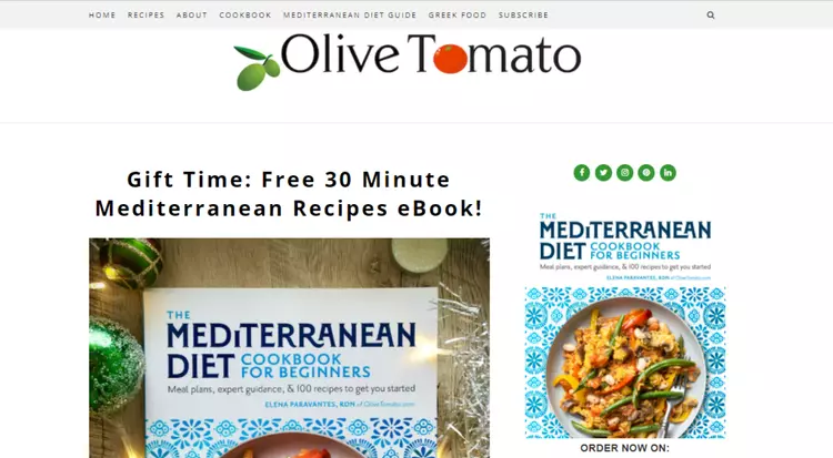 Ang Top 5 Mediterranean Diet Food Blogs nga Sundon Karon 6050_6