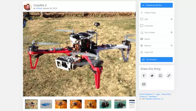 Ang Nangungunang 6 na Frame sa 3D Print para sa Iyong DIY Drone 6116_4