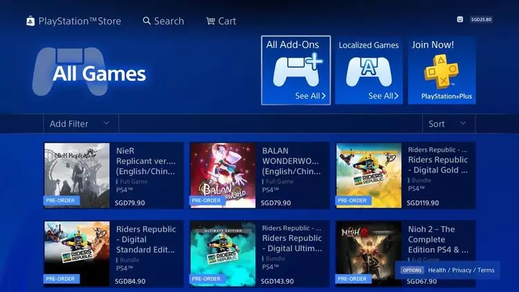 Як додати кошти та купити ігри в PlayStation Store 6242_10