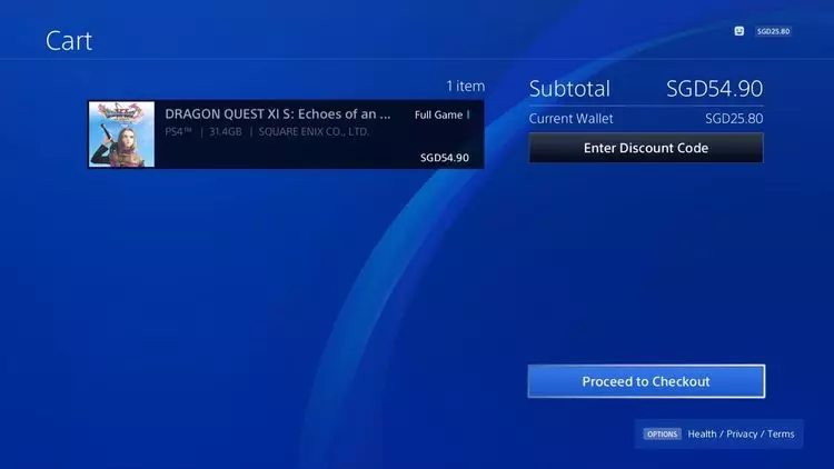 Giunsa ang Pagdugang mga Pondo ug Pagpalit Mga Dula sa PlayStation Store 6242_13