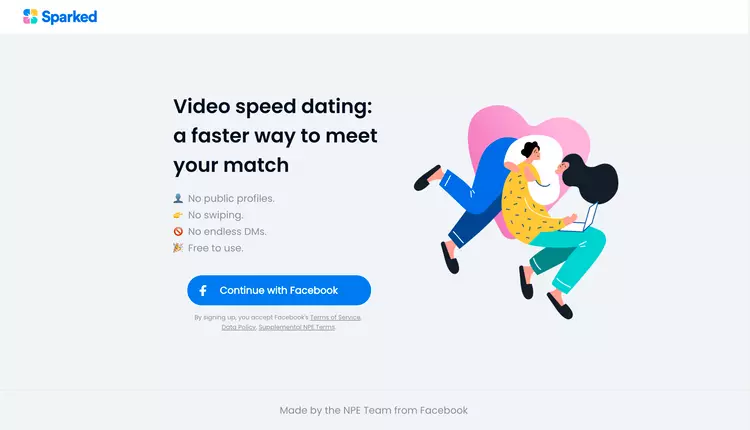 Kiel Provi la Novan Speed Dating App de Facebook, Sparked 6394_2